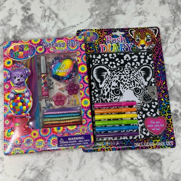 Lisa Frank | Accessories | Lisa Frank Posh Diary Fantasy Hair Styling ...